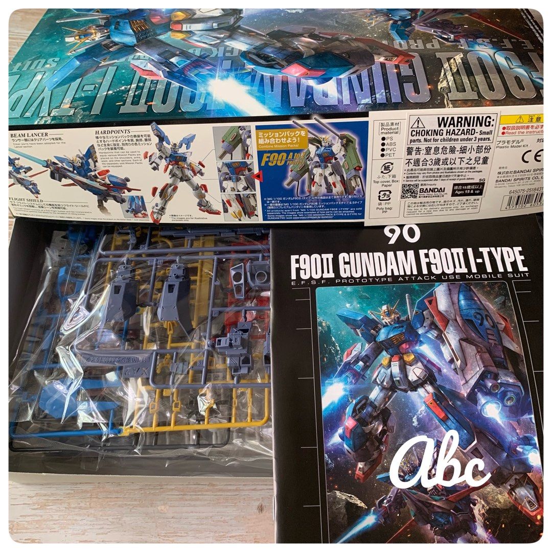 MG 1/100 Premium Bandai F90 II Gundam F90(2) I-Type hobby model kit, Hobbies & Toys, Toys ...