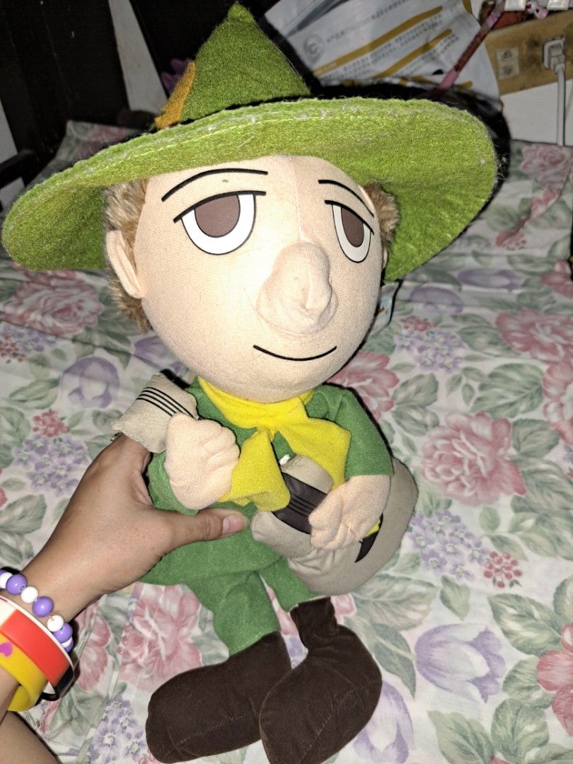 Moomin Snufkin Stuffed Toy, Hobbies & Toys, Toys & Games on Carousell