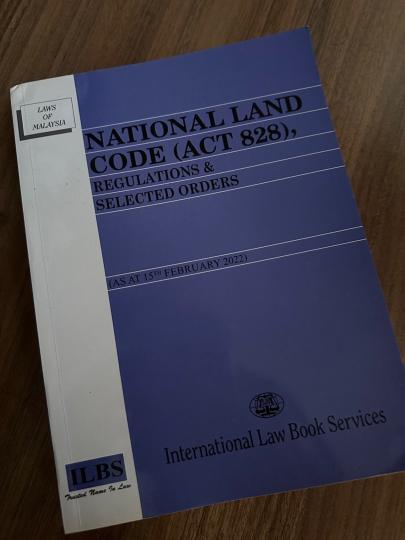 National land code 2022, Hobbies & Toys, Books & Magazines, Textbooks ...