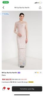 Nurita Harith design by Ateliar Mia Sandra CAN NEGO* Brick Orange ...