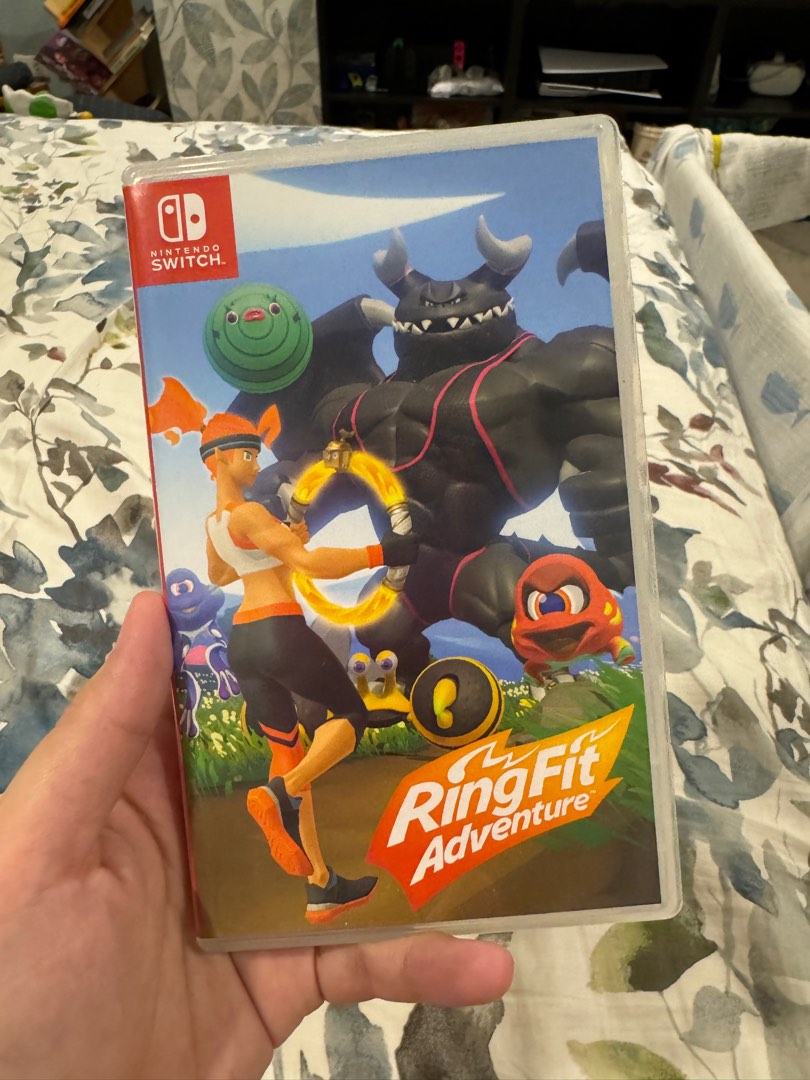 NSW Ringfit w/ wheel and strap, Video Gaming, Video Games, Nintendo on Carousell