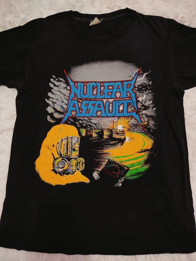 NUCLEAR ASSAULT 90S, Men's Fashion, Tops & Sets, Tshirts & Polo Shirts ...