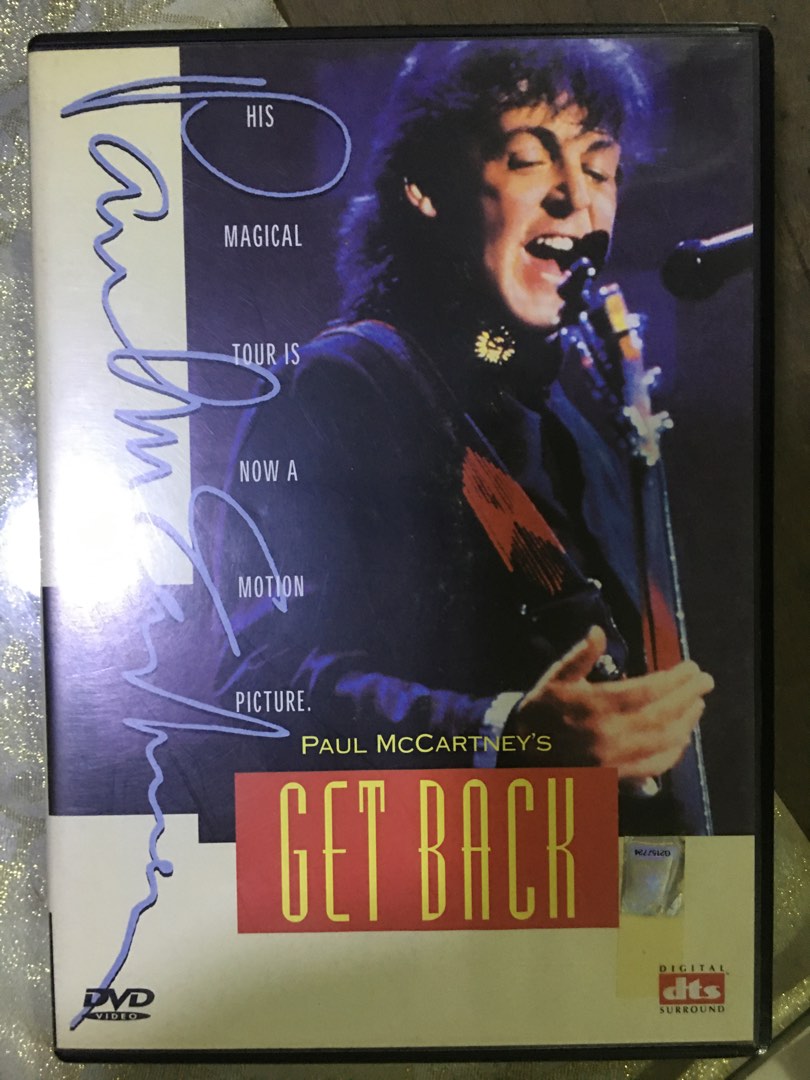 Paul McCartney & Wings Get Back DVD, Hobbies & Toys, Music & Media, CDs ...