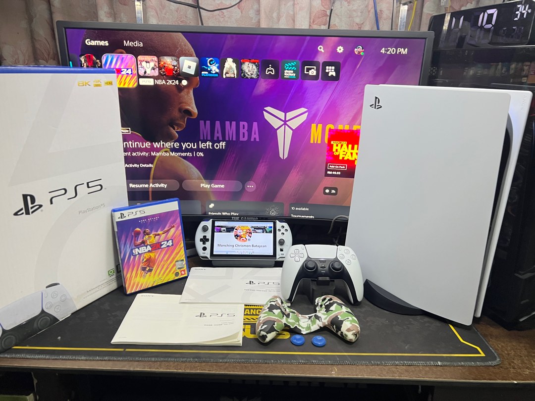 Playstation 5 Disc Edition Complete With NBA 2K24 Physical Game, Video ...