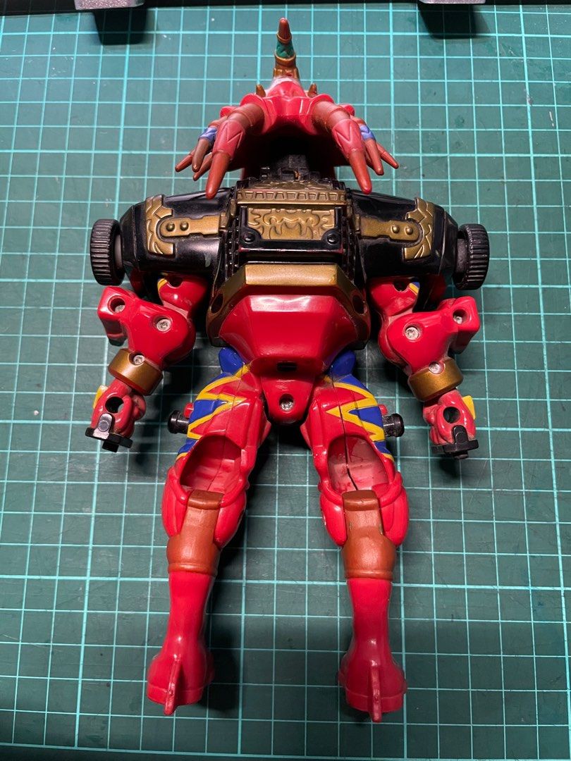 Power Rangers Dino Thunder Mezodon Megazord (Transforming Red Ranger ...