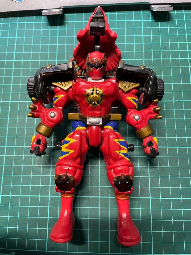 Power Rangers Dino Thunder Mezodon Megazord (Transforming Red Ranger ...