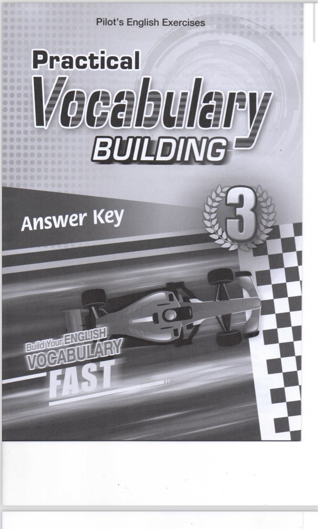 Practical Vocabulary BUILDING 3 answer, 興趣及遊戲, 書本 & 文具, 書本及雜誌 - 補充練習 ...