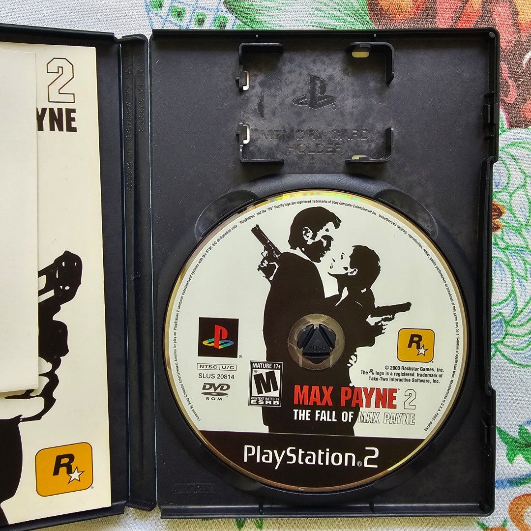 PS2 Max Payne 2 The Fall of Max Payne U/C, Video Gaming, Video Games ...