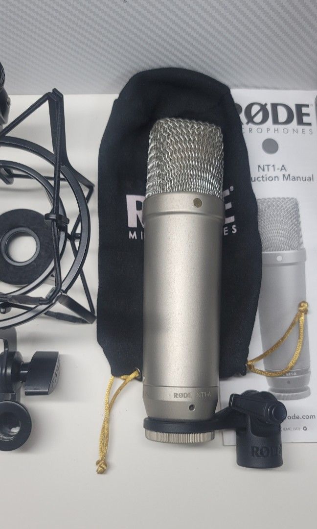 Rode NT1-A 5th Gen Condenser Microphone Complete Studio Set, Audio ...