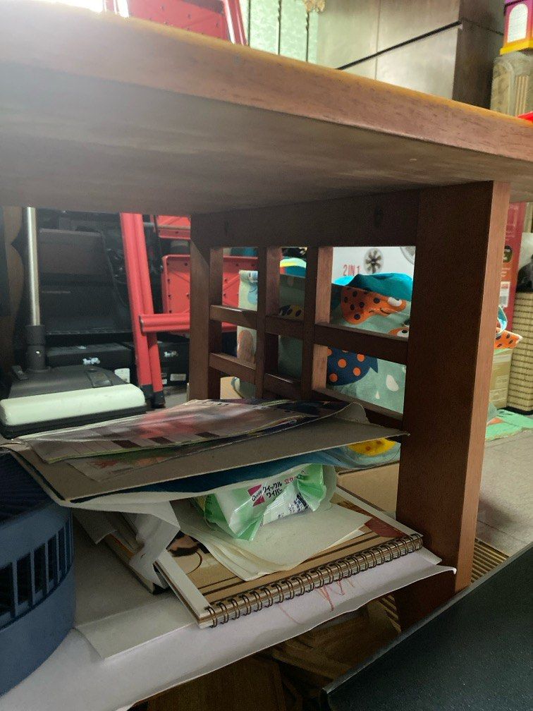 Scanteak coffee or low study table curved edge child friendly bottom ...