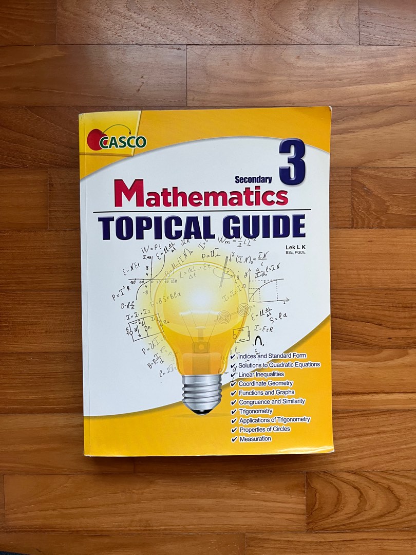 secondary 3 mathematics topical assessment book 547 pages, Hobbies ...