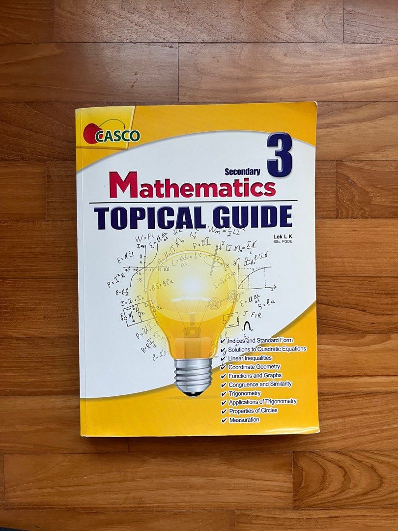 secondary 3 mathematics topical assessment book 547 pages, Hobbies & Toys, Books & Magazines ...