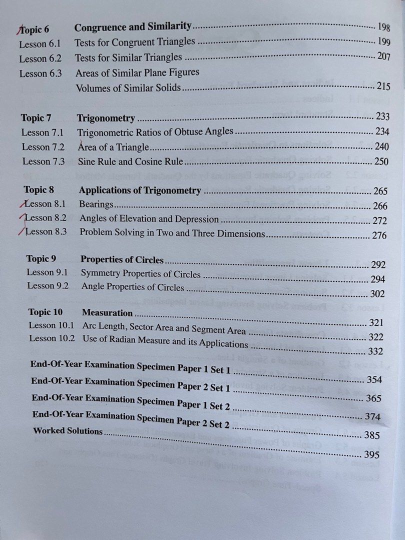 secondary 3 mathematics topical assessment book 547 pages, Hobbies & Toys, Books & Magazines ...