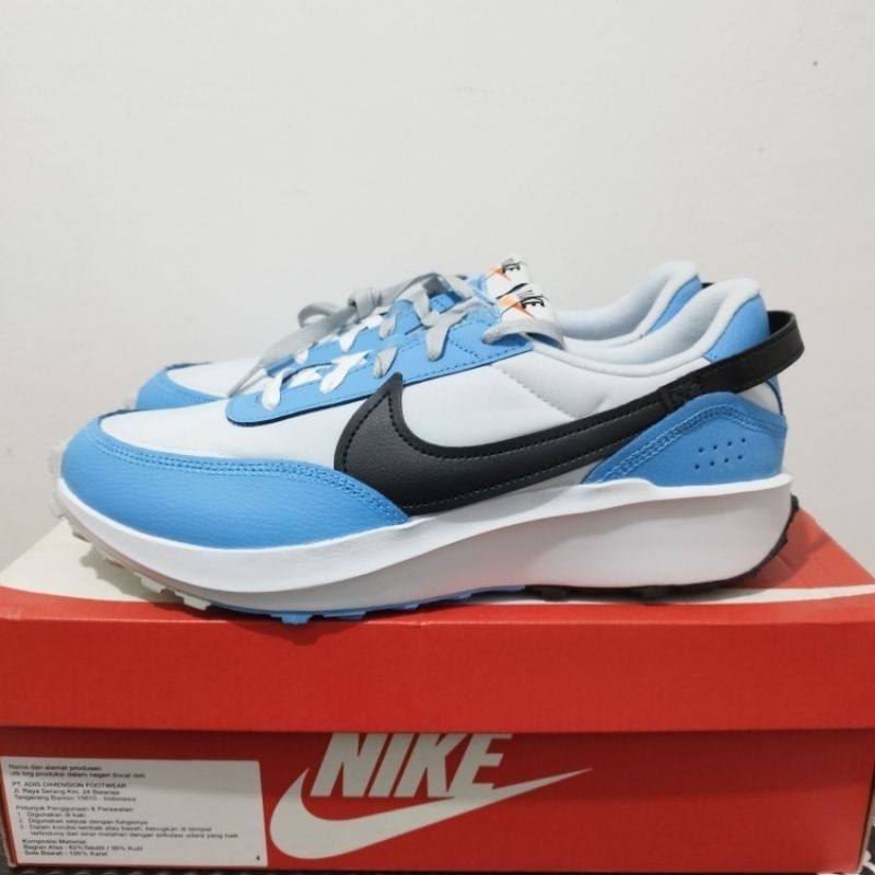 Sepatu Nike Waffle Debut SE Original Football Grey White Blue FB8901 ...