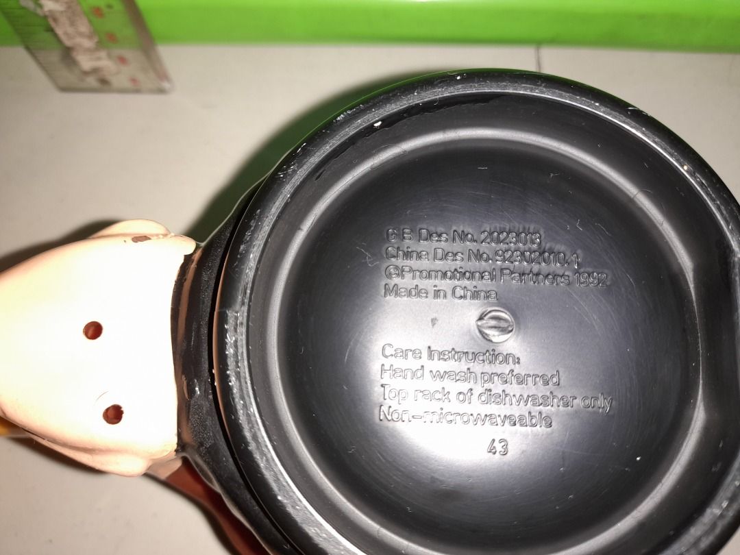 Set of 2 - 1992 Disney Lion King Simba and Scarface Hard Rubber Cup ...