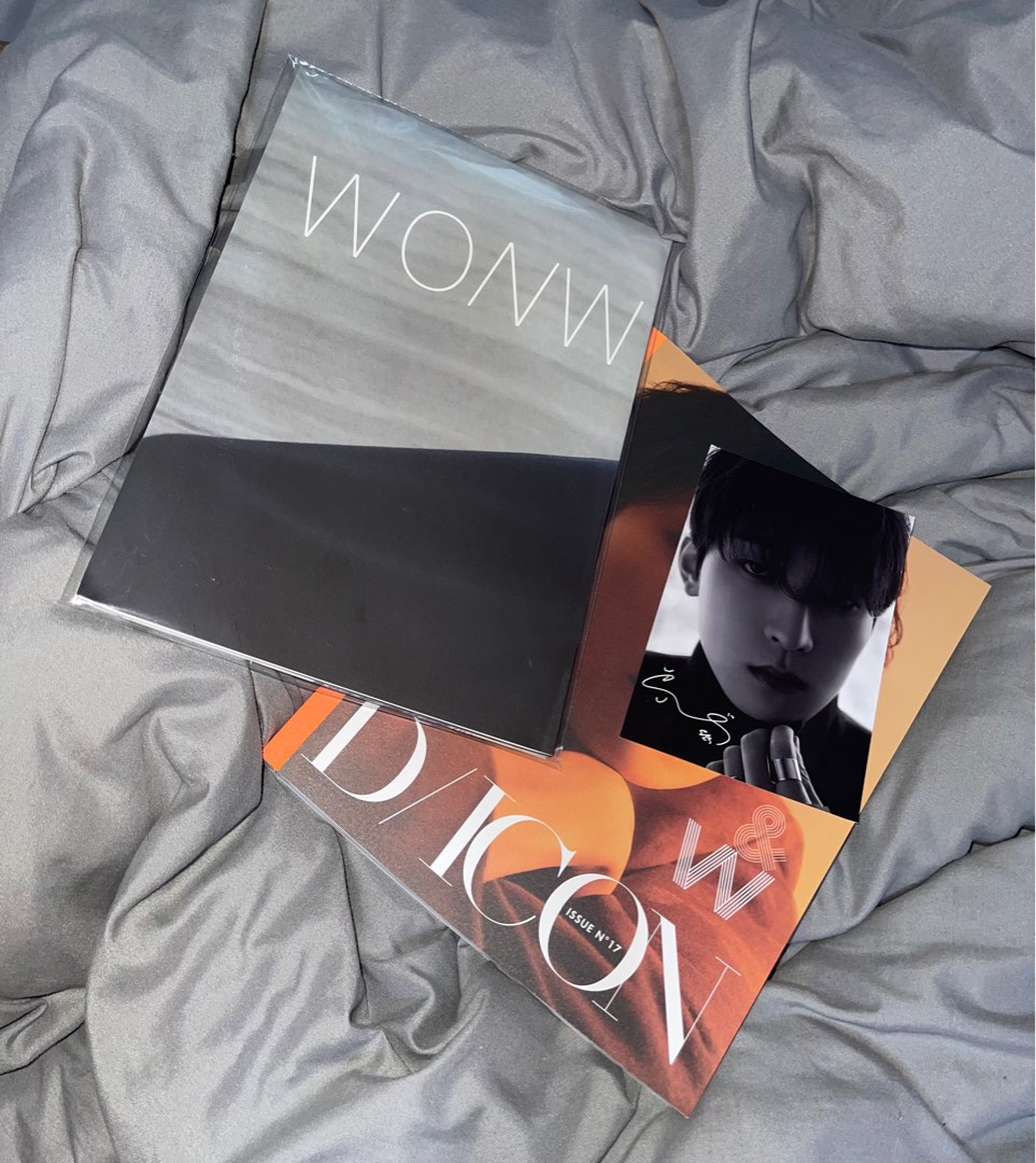 SEVENTEEN Wonwoo DICON Magazine + Calendar Poster + Photo Postcard ...