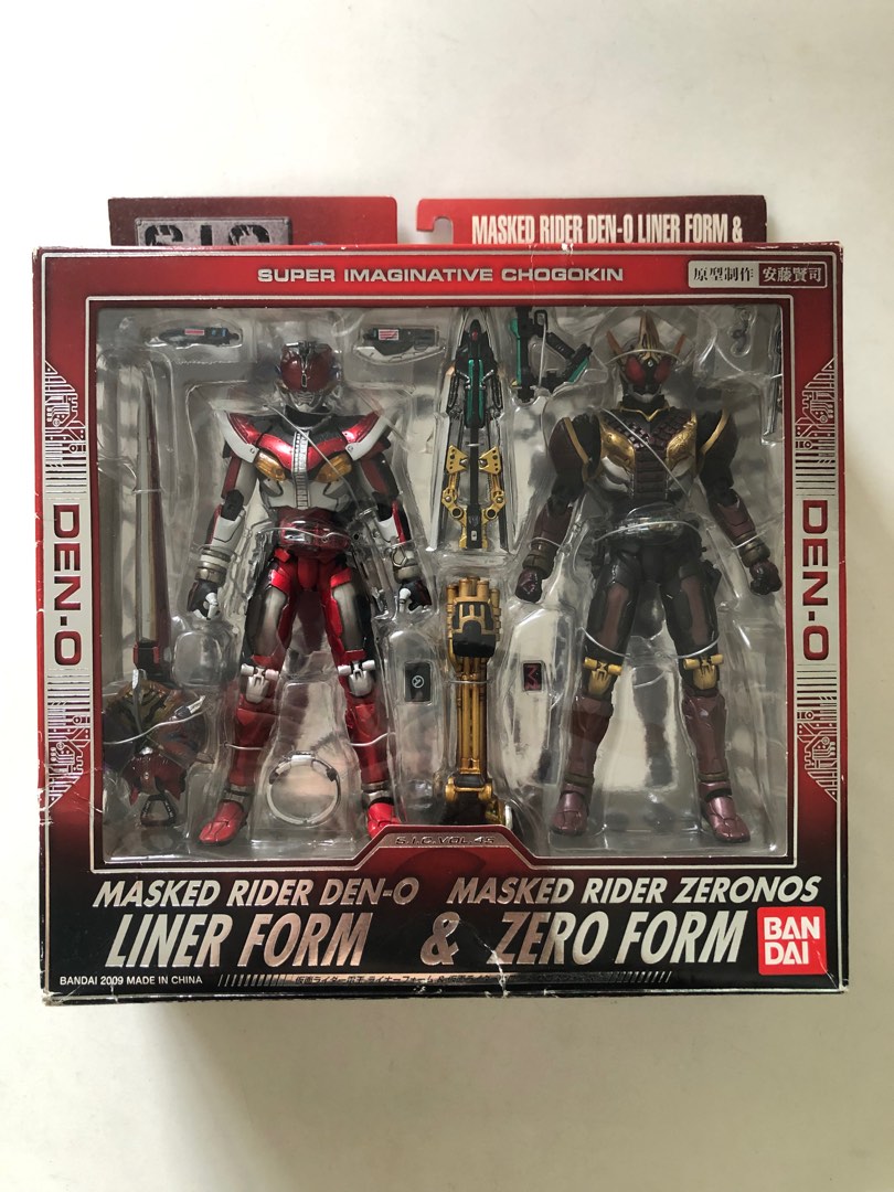 SIC Vol.45 Masked Rider Den O Liner Form & Masked Rider Zeronos Zero ...