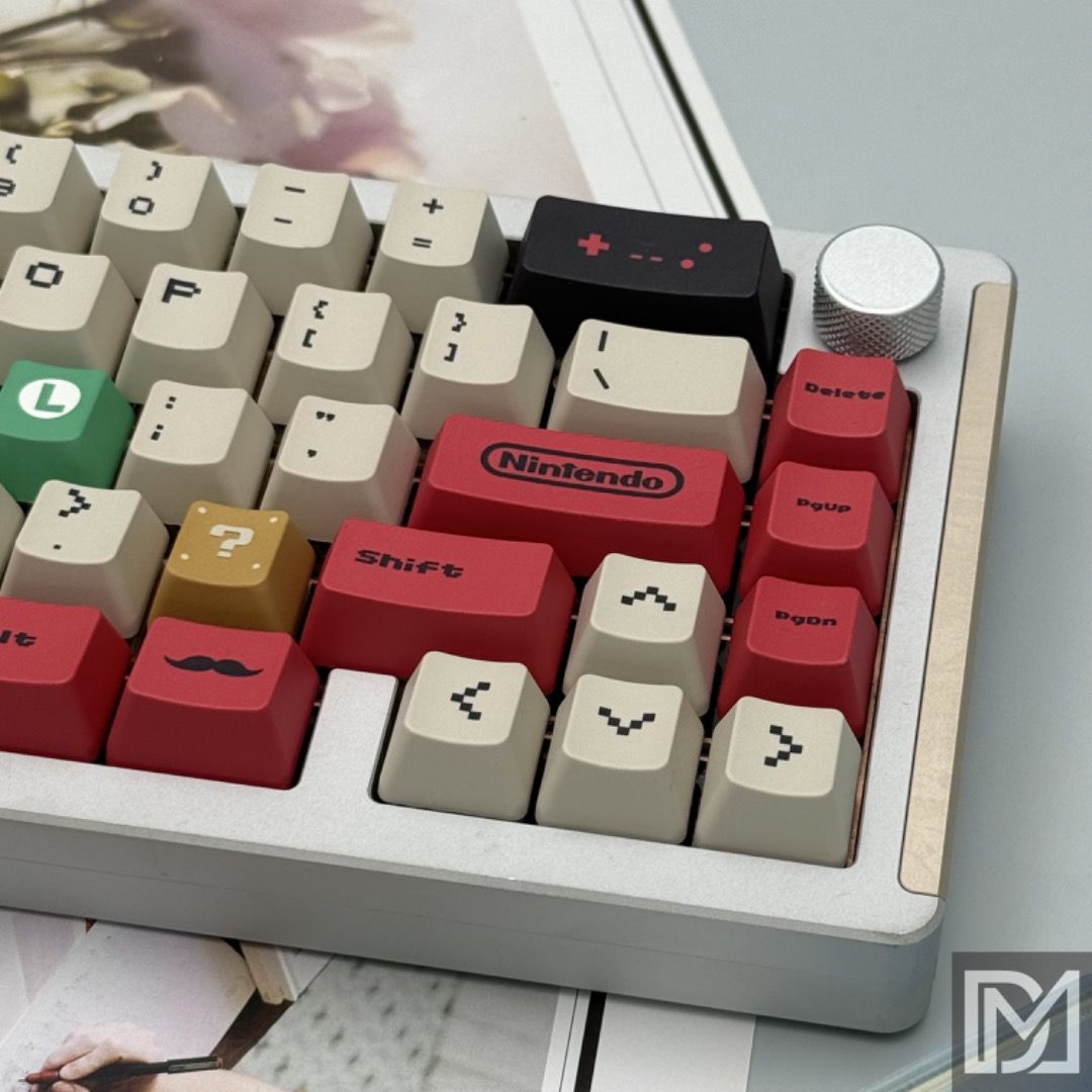 Super Mario Keycap PBT Dye Sub OEM Cute Yellow Red Nintendo Keycaps Fit ...