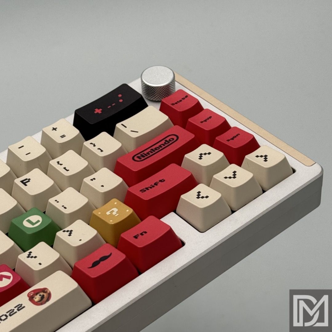 Super Mario Keycap PBT Dye Sub OEM Cute Yellow Red Nintendo Keycaps Fit ...