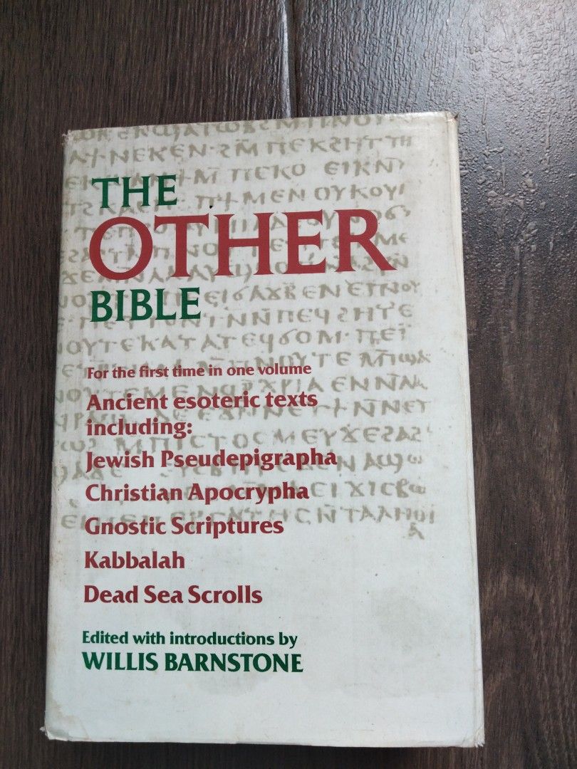 The Other Bible , Willis Barnstone, Herbert Lockyer, Parables, Prayers ...