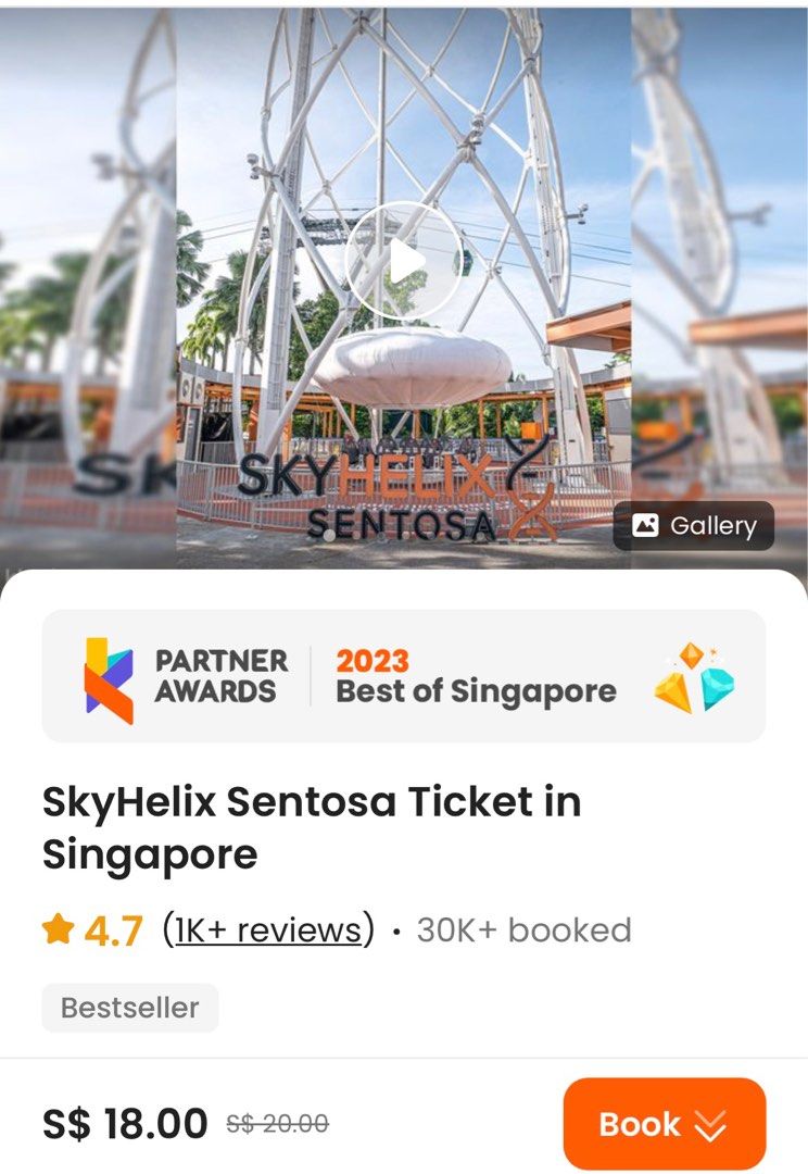 Ticket Set of S.E.A Aquarium + Cable Car Sky Pass (Round Trip ...