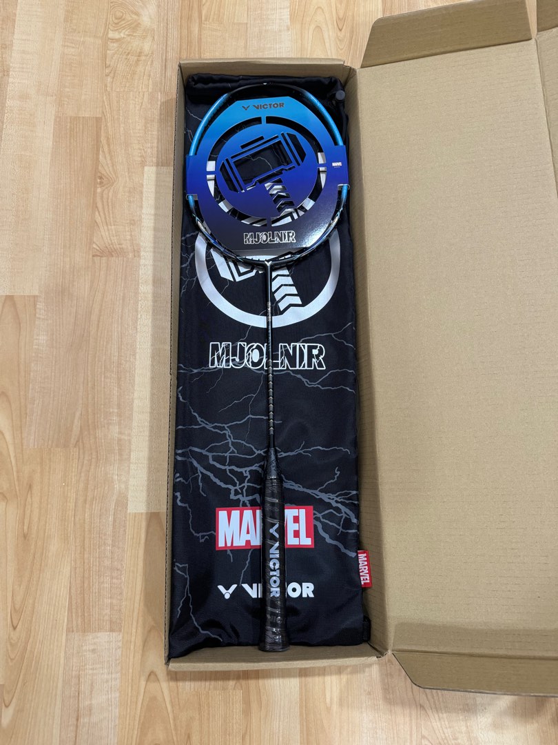 Victor Thor Mjolnir Limited Edition Badminton Racquet, Sports Equipment ...