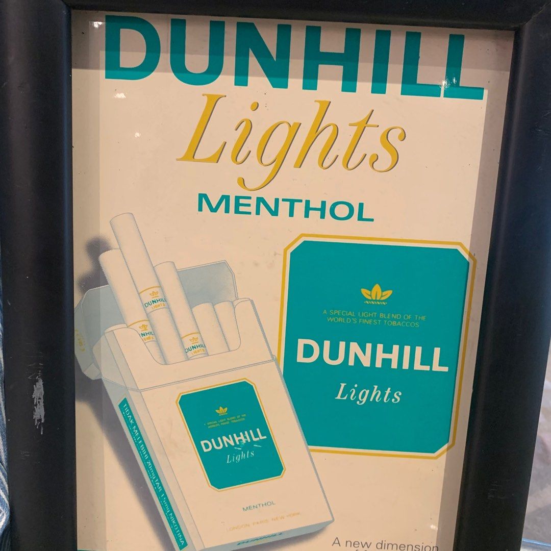 Vintage Dunhill Poster, Hobbies & Toys, Collectibles & Memorabilia ...