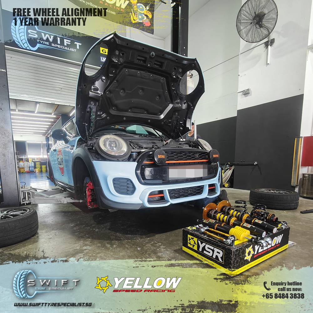 Yellow Speed Racing Coilover Dynamic Pro Sport Mini Cooper Coilover ...