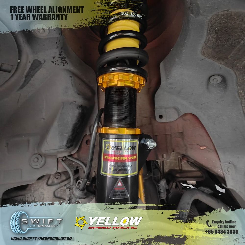 Yellow Speed Racing Coilover Dynamic Pro Sport Mini Cooper Coilover ...