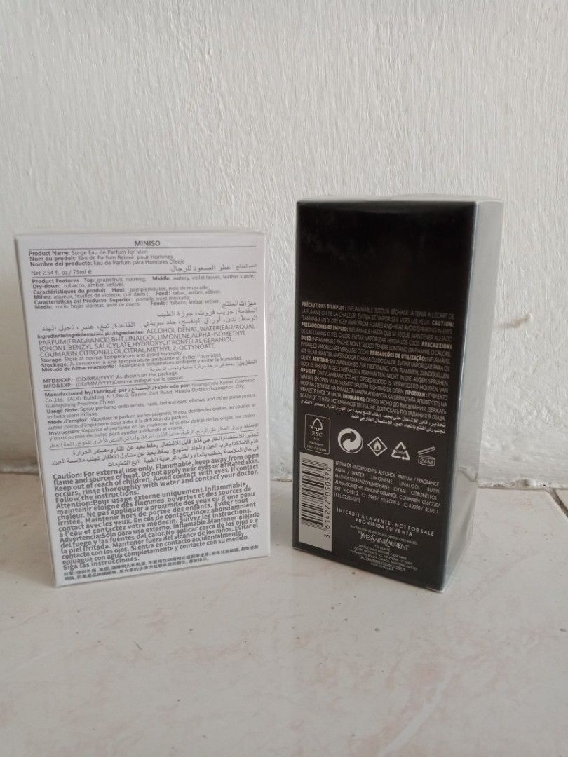 YSL EDP & Surge Relieve EDP For Men, Beauty & Personal Care, Fragrance ...