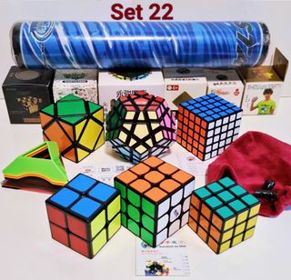 2⃣8⃣☢️ Rubiks Cubes BRAND NEW Set 28 Package of 7 WCA Cubes Stickerless ...