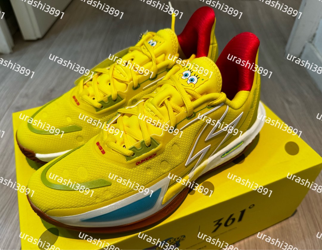 361 Spongy Bob 特別版 Big3 4.0 Pro US8 41 Jokic DVD Kyrie NBA BASKETBALL SHOES KB, 男裝, 鞋, 波鞋 ...