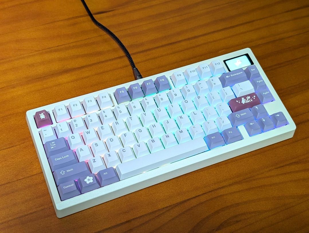 75% Aluminium Custom Mechanical Keyboard (Tuzi0405) - Fully Modded Tri Mode, Computers & Tech ...