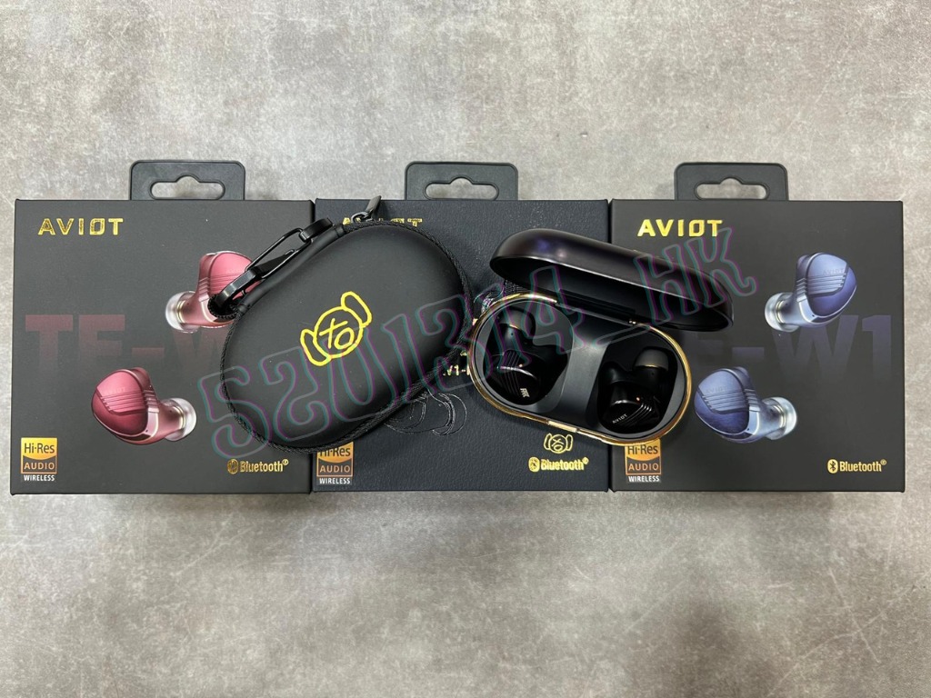 【全新行貨 門市現貨】AVIOT 真無線耳機 TE-W1-RD / TE-W1-PNK, 音響器材, 耳機 - Carousell