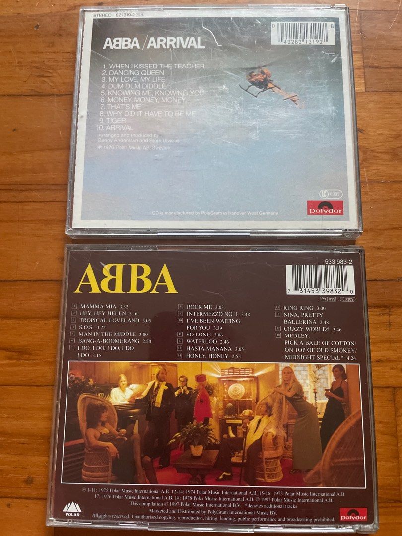 ABBA Arrival / Self-Titled CD, Hobbies & Toys, Music & Media, CDs ...
