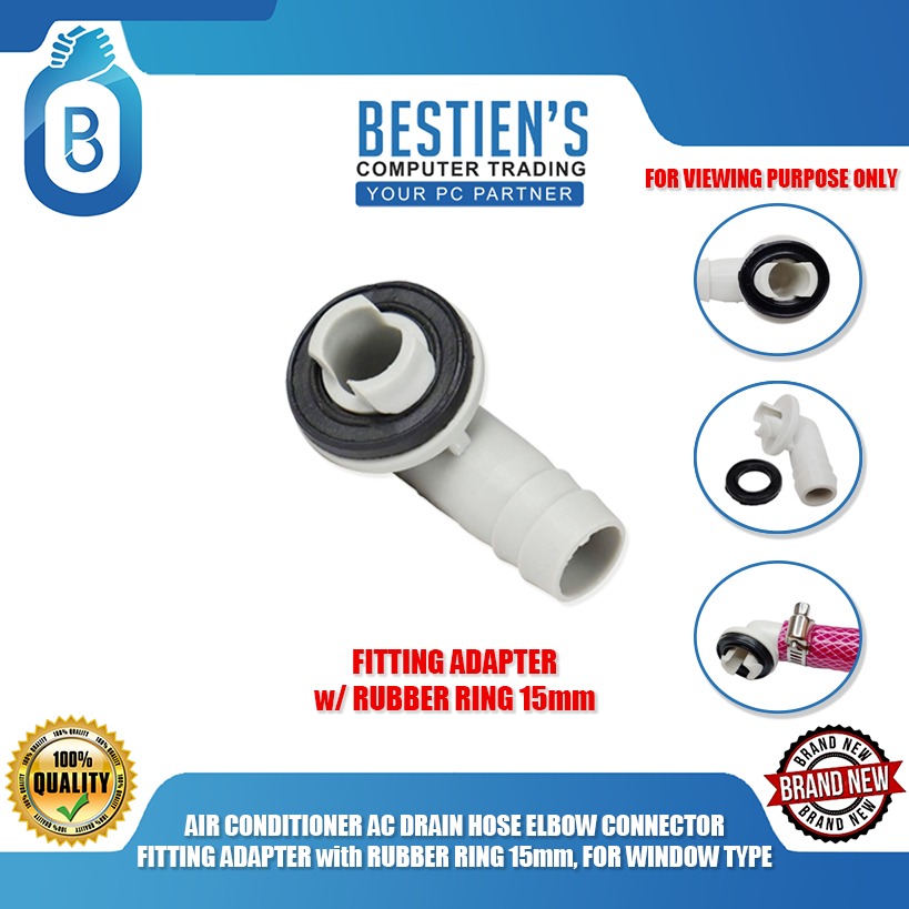 AIR CONDITIONER AC DRAIN HOSE ELBOW CONNECTOR FITTING ADAPTER with ...