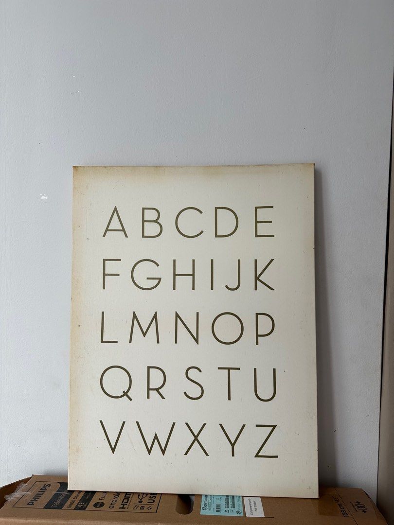 Alphabet Wall Decor, Furniture & Home Living, Home Decor, Wall Decor on ...