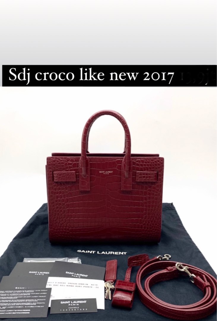 Authentic YSL croco 2017, Fesyen Wanita, Tas & Dompet di Carousell