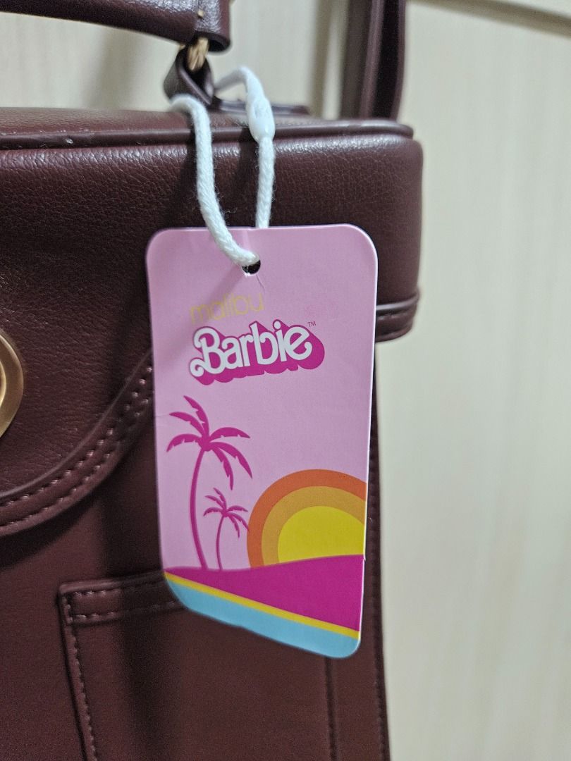 Barbie So Fancy Messenger Leather Bag (Convertible to Backpack), Women ...