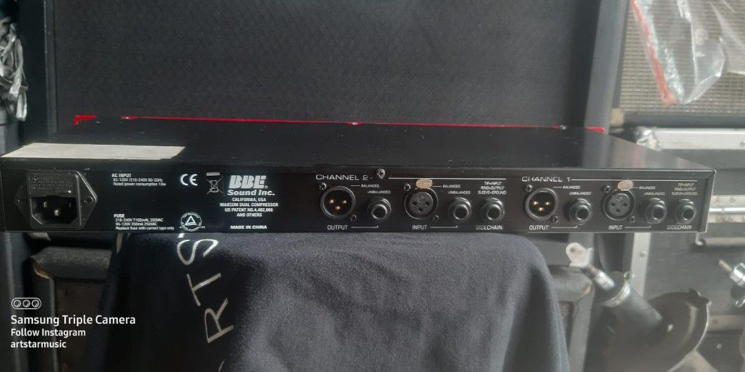 BBE MaxCom Dual Compressor / Limiter /Gate PLUS a Sonic Maximizer ...