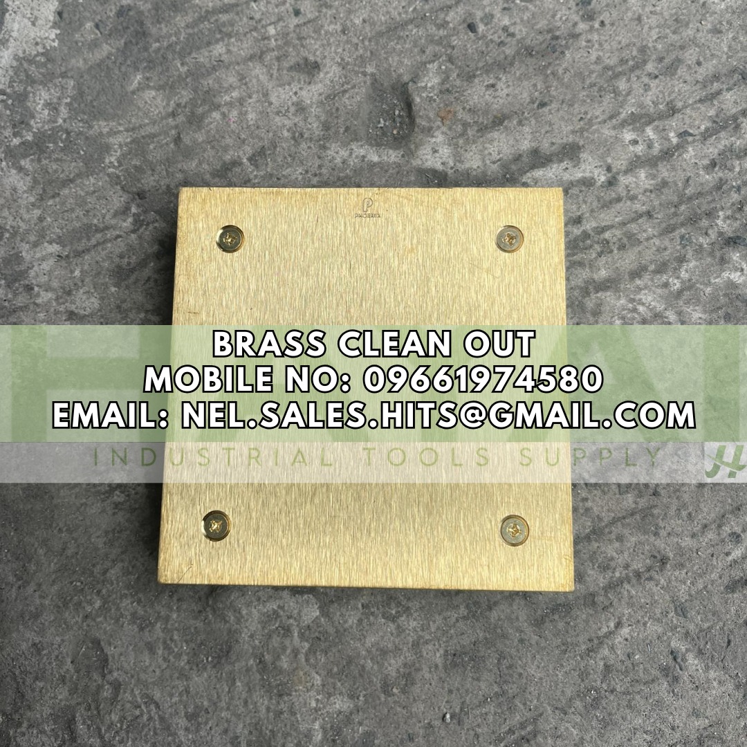 BRASS CLEAN OUT, Commercial & Industrial, Industrial Equipment on Carousell
