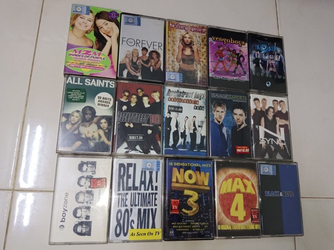 Cassettes tape kaset English song lumpsum, Hobbies & Toys, Music ...