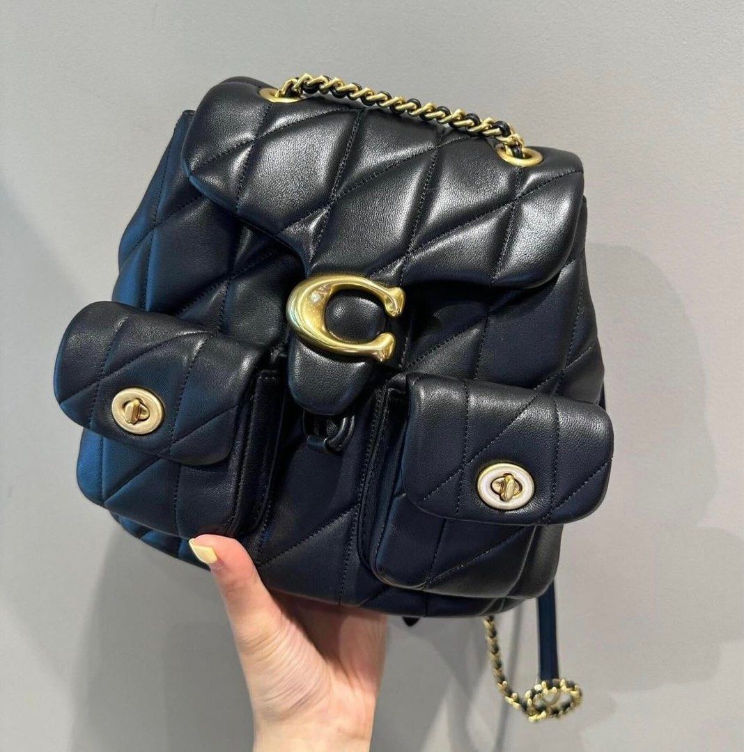 Coach Quilted Tabby Backpack, Women's Fashion, Bags & Wallets ...