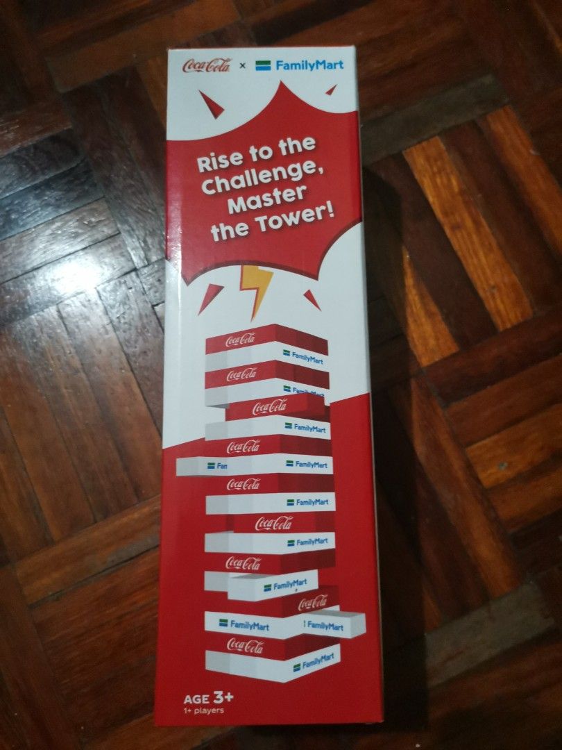 Coca cola X Family Mart jenga tower block, Hobbies & Toys, Collectibles ...