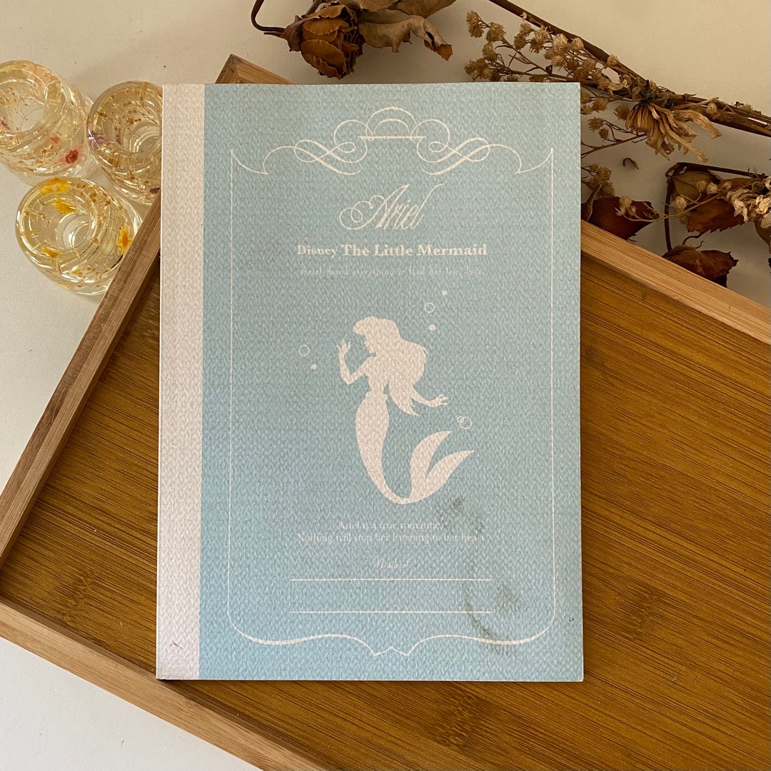 Disney Ariel The Little Mermaid Stationery Notebook, Hobbies & Toys ...