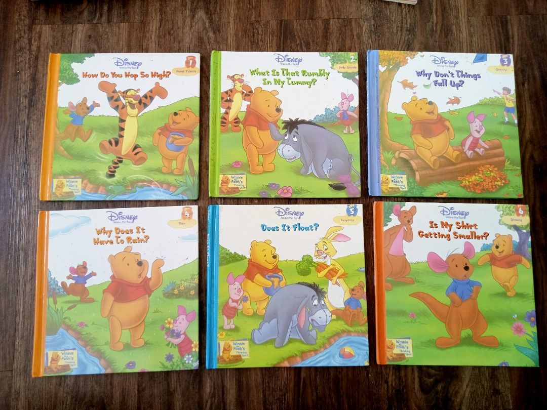 Disney Winnie the Pooh thinking spot tema science, Buku & Alat Tulis ...