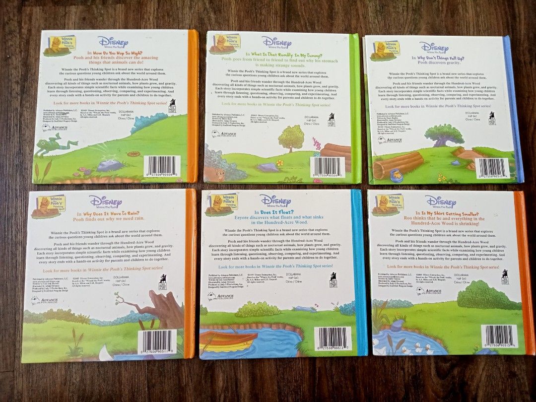 Disney Winnie the Pooh thinking spot tema science, Buku & Alat Tulis ...