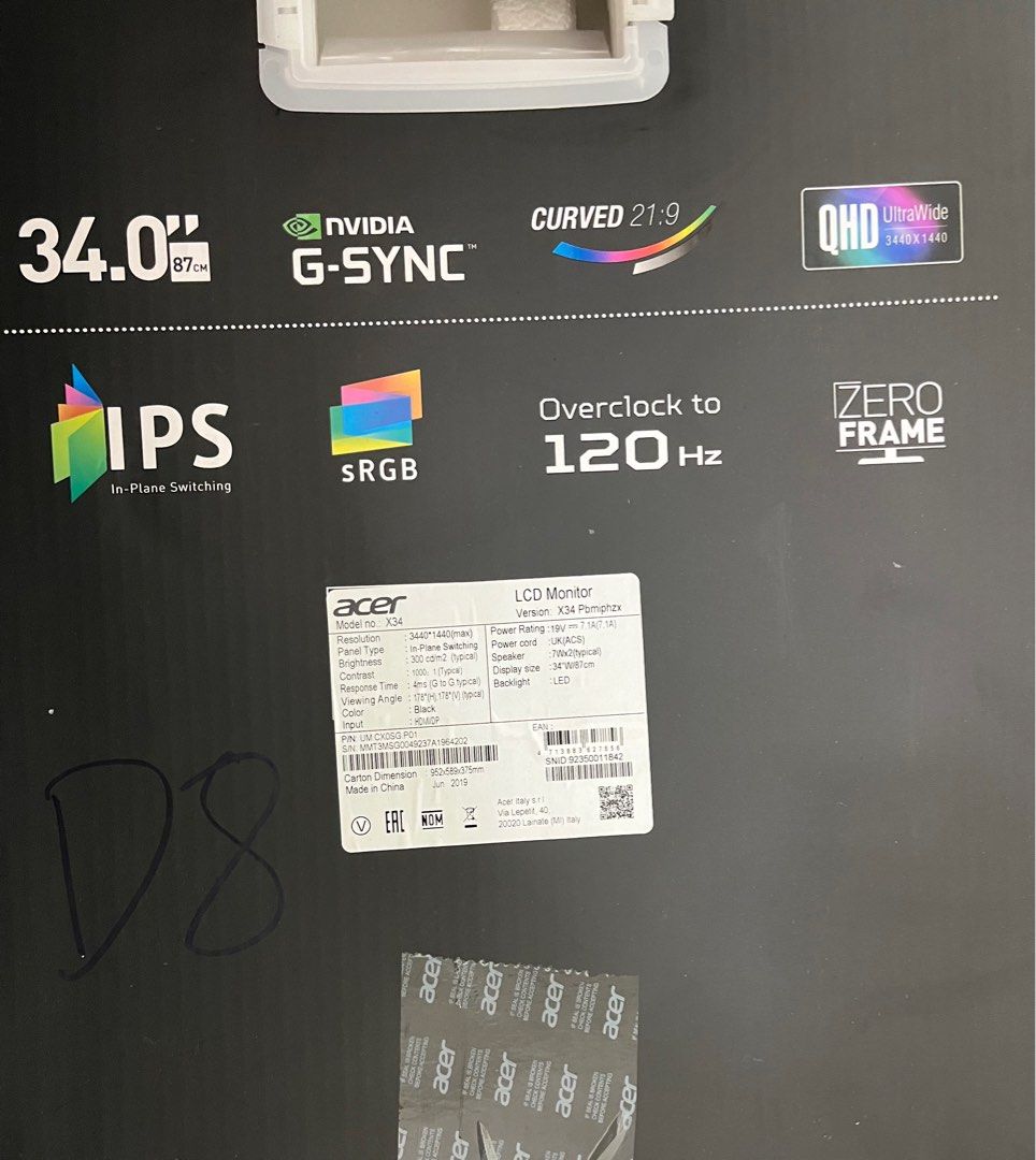 DREAMCORE Custom Built Desktop WITH Acer Predator X34 Curved Gaming ...