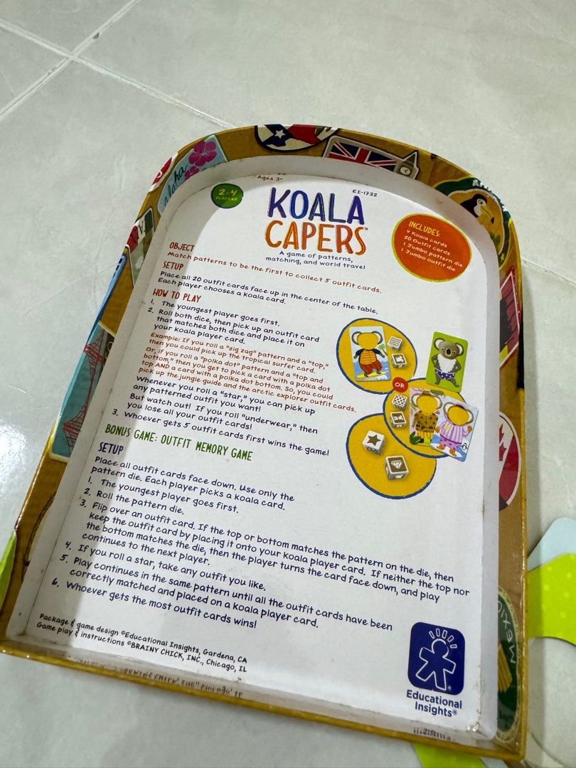 Educational Insight Memory Game Raccoon Rumpus and Koala Capers ...