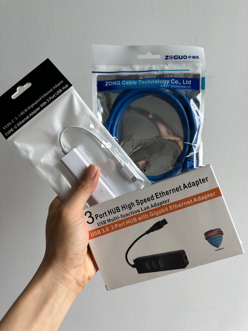 Ethernet Adaptors Assorted Computers And Tech Parts And Accessories Cables And Adaptors On Carousell